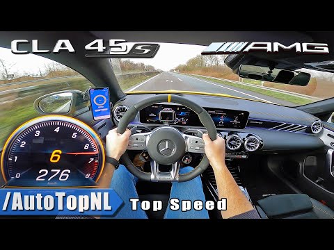Mercedes-AMG CLA 45 S 4Matic+ | TOP SPEED on AUTOBAHN (NO SPEED LIMIT) by AutoTopNL