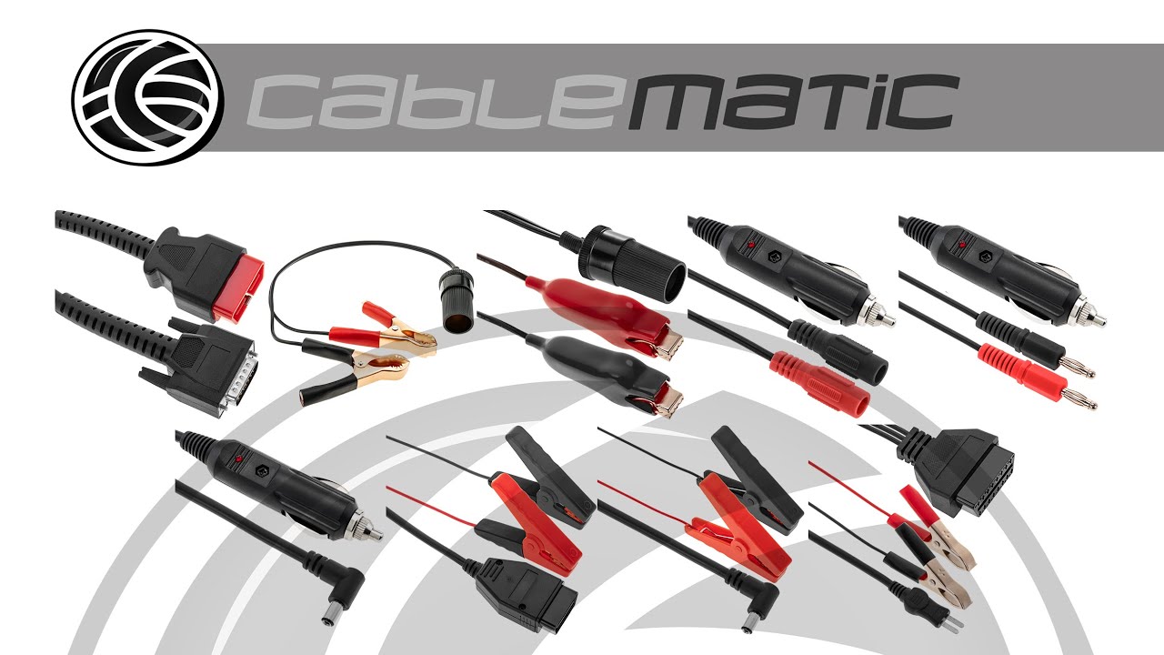 Adaptador cable para coche - distribuido por CABLEMATIC ® - YouTube