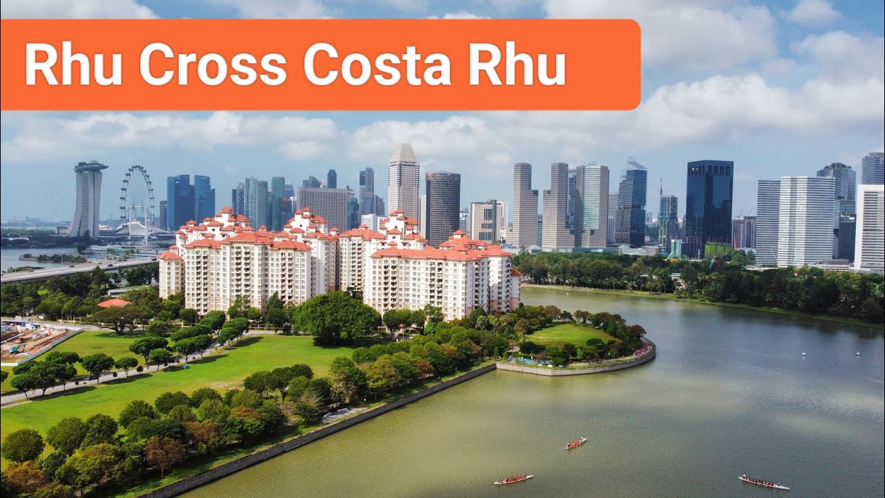 Rhu Cross Costa Rhu and Nicoll Highway Singapore Drone Video DJI Mavic ...