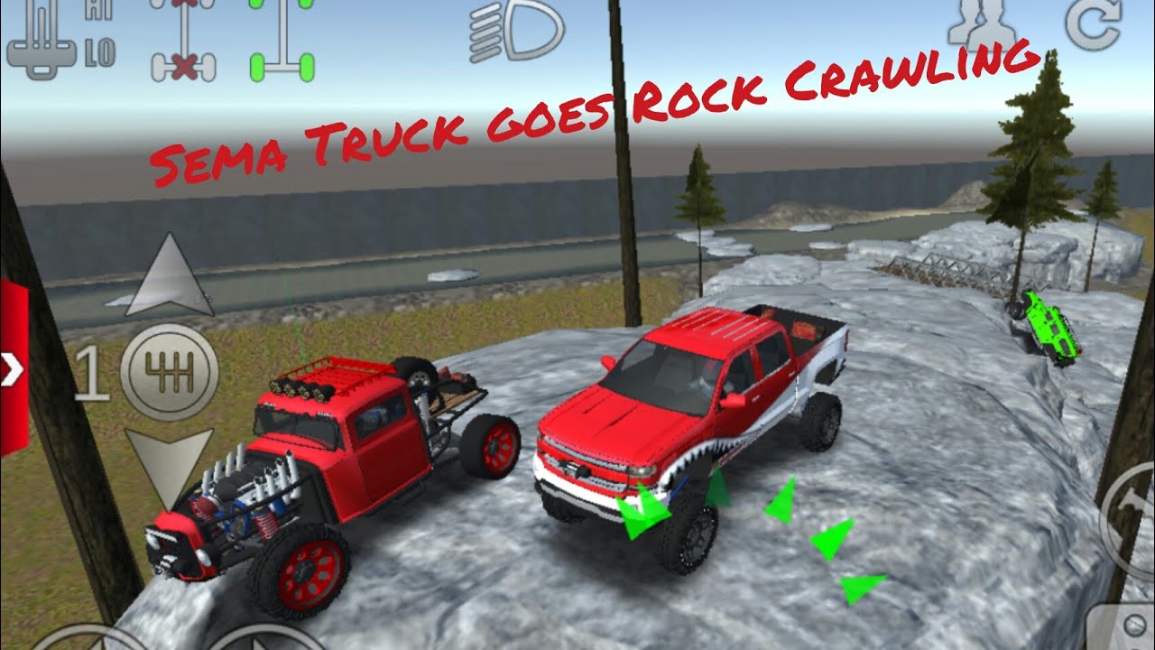 Offroad Outlaws Multiplayer Rock Crawling with the Sema Truck - YouTube