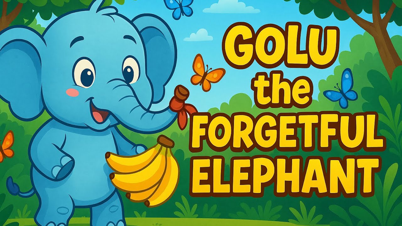The Elephant Who Always Forgot! 😅 | Kids Story with Moral - YouTube