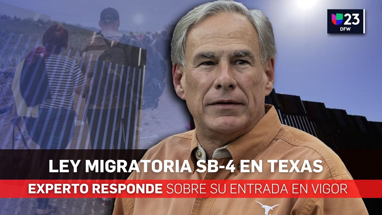 🔴 Ley que criminaliza la inmigración irregular en Texas podría entrar ...
