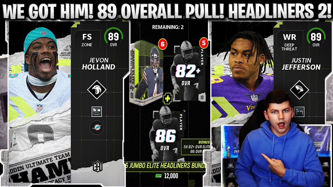 WE GOT HIM! 89 OVERALL PULL! HEADLINERS JUMBO ELITE BUNDLE! HEADLINERS ...