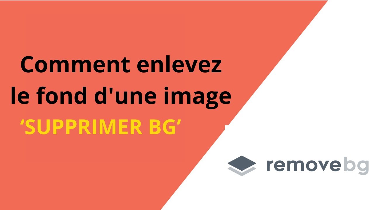 Image transparente : Comment enlevez le fond d'une image , Supprimer BG ...