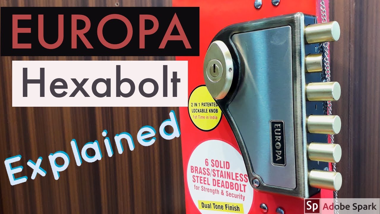 EUROPA HEXABOLT EXPLAINED IN MALAYALAM | STRONG LOCK | SHOP IN KERALA ...