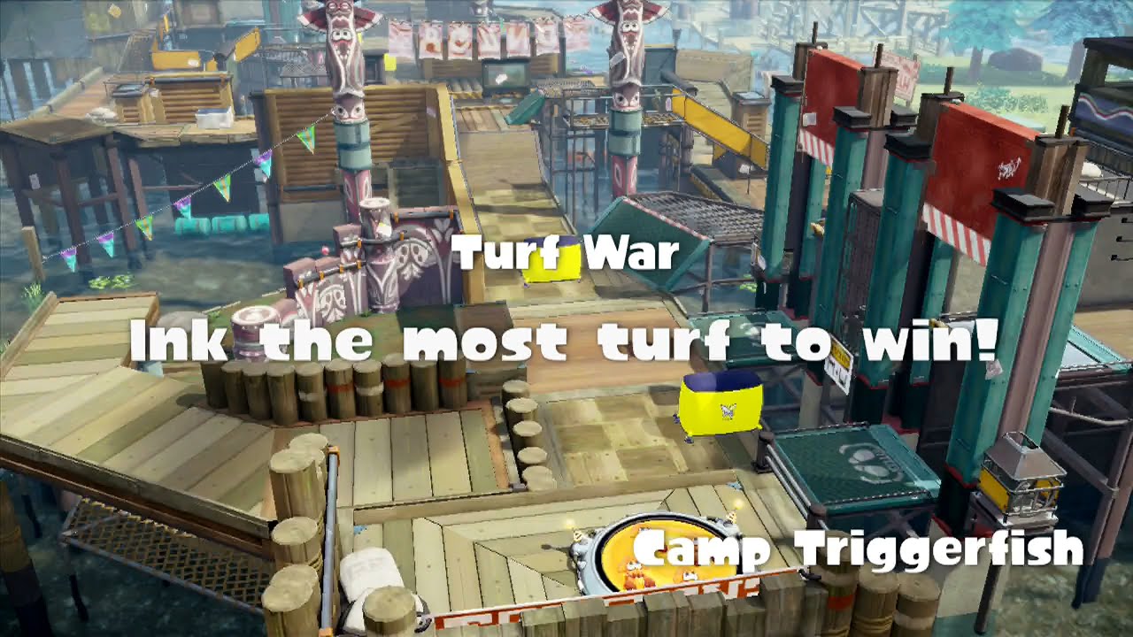 Splatoon - Novo Estágio - Camp Triggerfish - YouTube