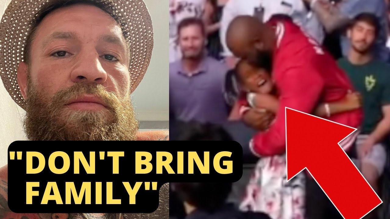 Conor McGregor REACTS to Kamaru Usman's Daughter Crying - YouTube