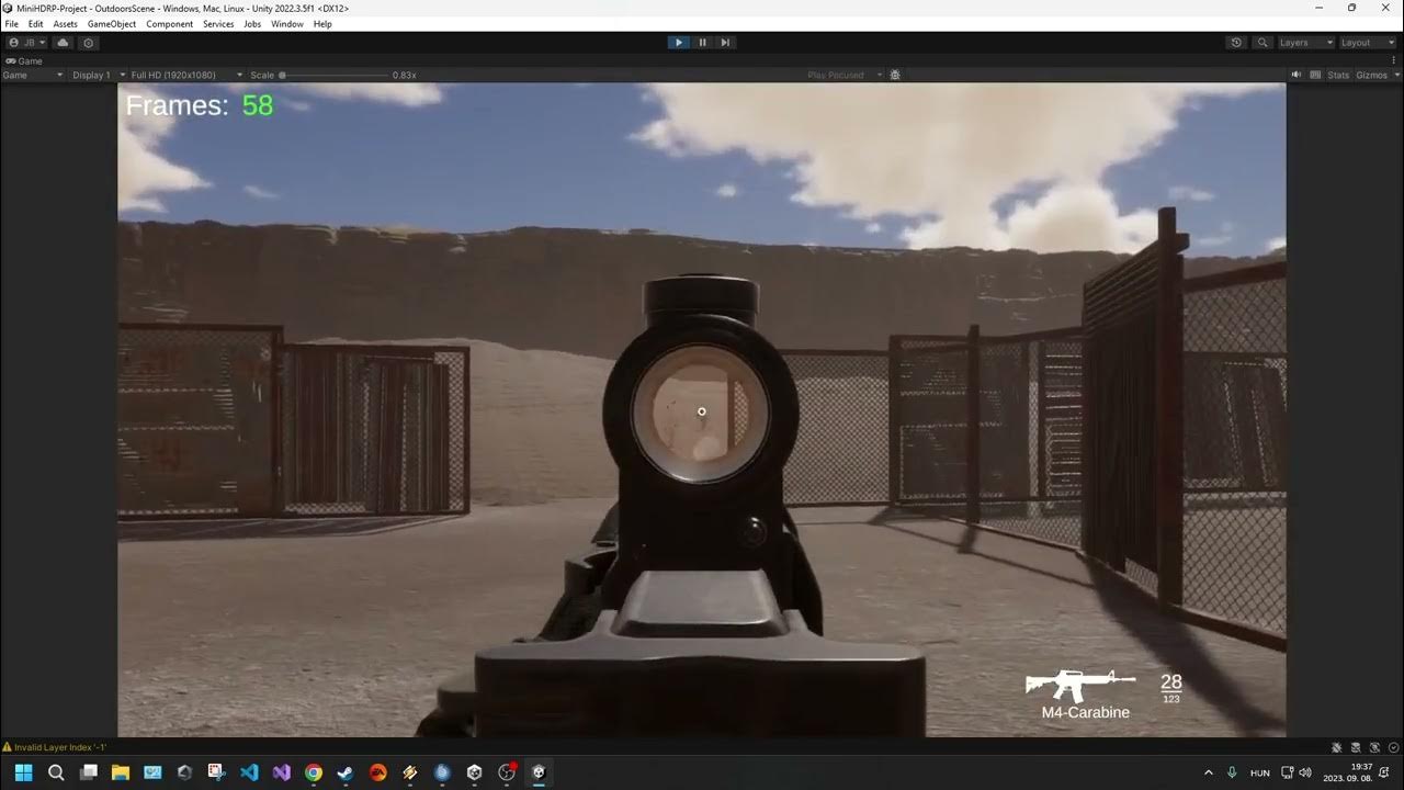 Unity HDRP mini project - kinda procedural recoil and kickback - YouTube