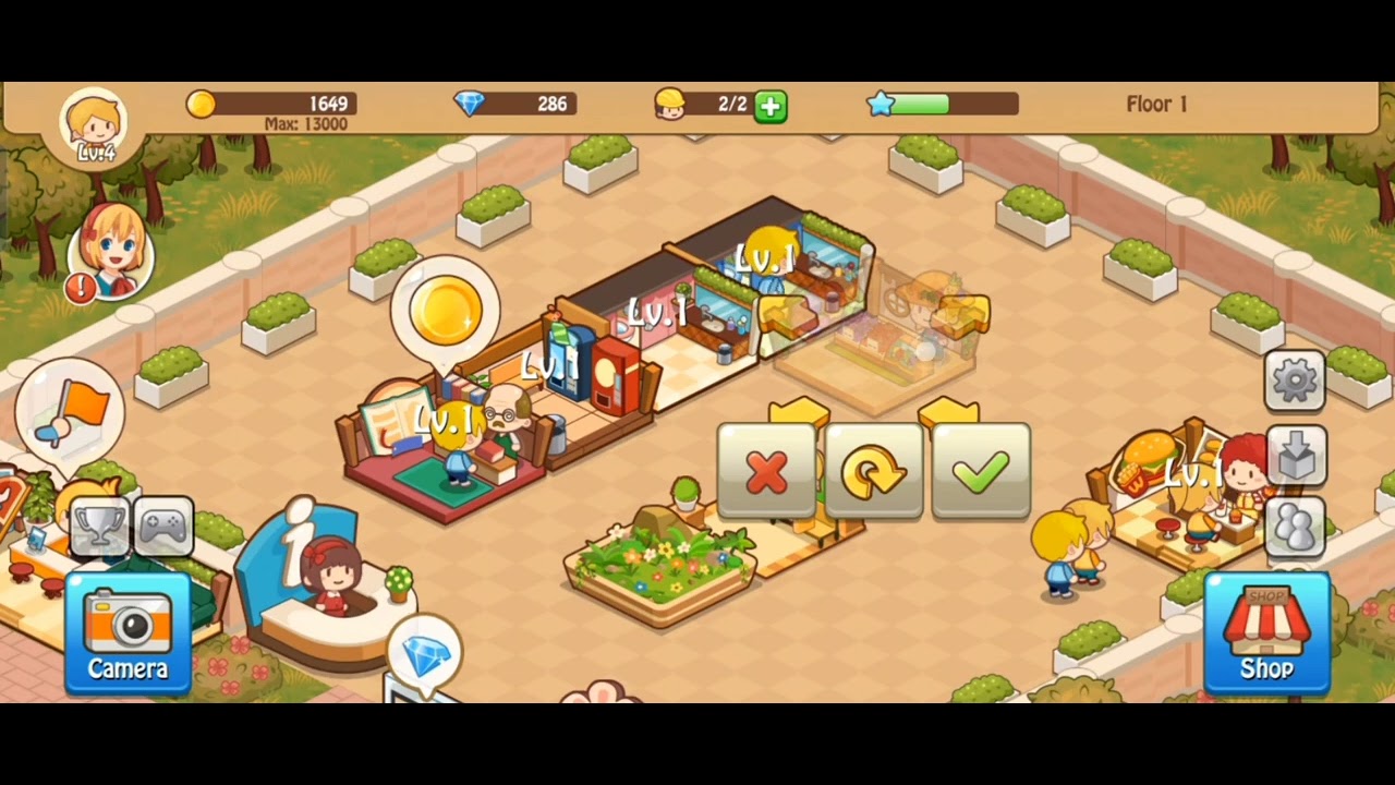 tutorial for buying shop at the happy mall story | happy game happy ...