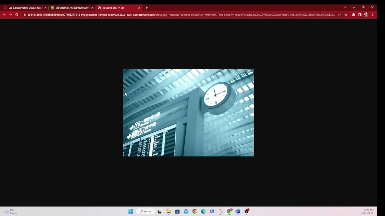AWS Academy Cloud Security Foundations Lab 5.1 - YouTube