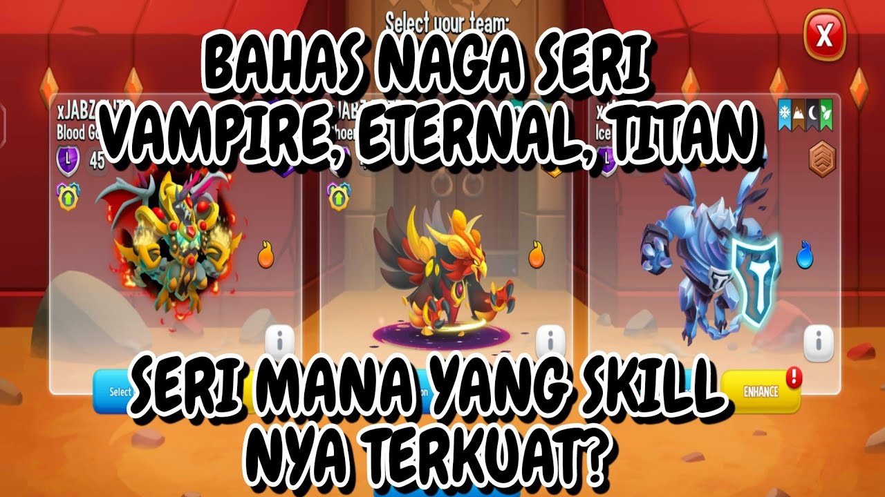 VAMPIRE x ETERNAL x TITAN! MANA KAH YANG TERKUAT??? DRAGON CITY ...