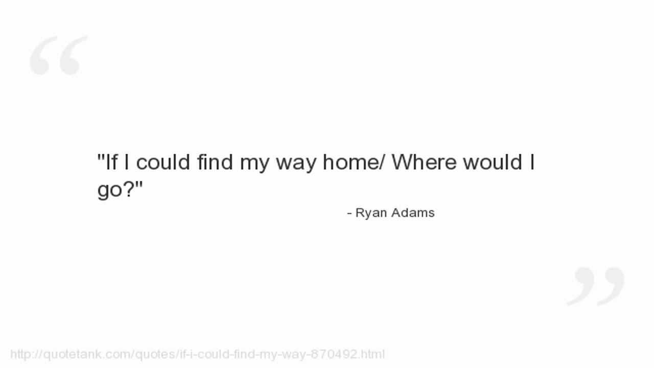 Ryan Adams Quotes - YouTube