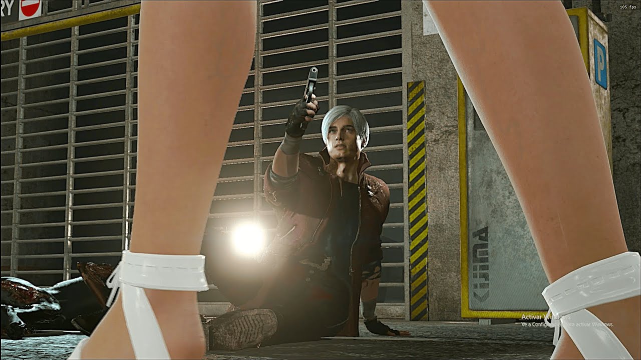 Resident evil 2 Remake Leon Davil may cry MOD - YouTube