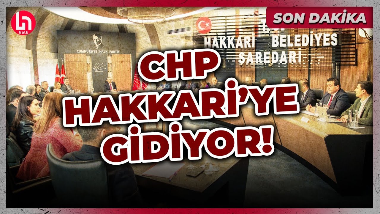 SON DAKİKA! CHP, kayyum atanan Hakkari'ye gidiyor! - YouTube