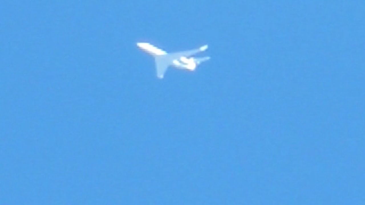 Gulfstream G650, GLF6. At 45,000 ft over Sweden on February 8, 2015 ...