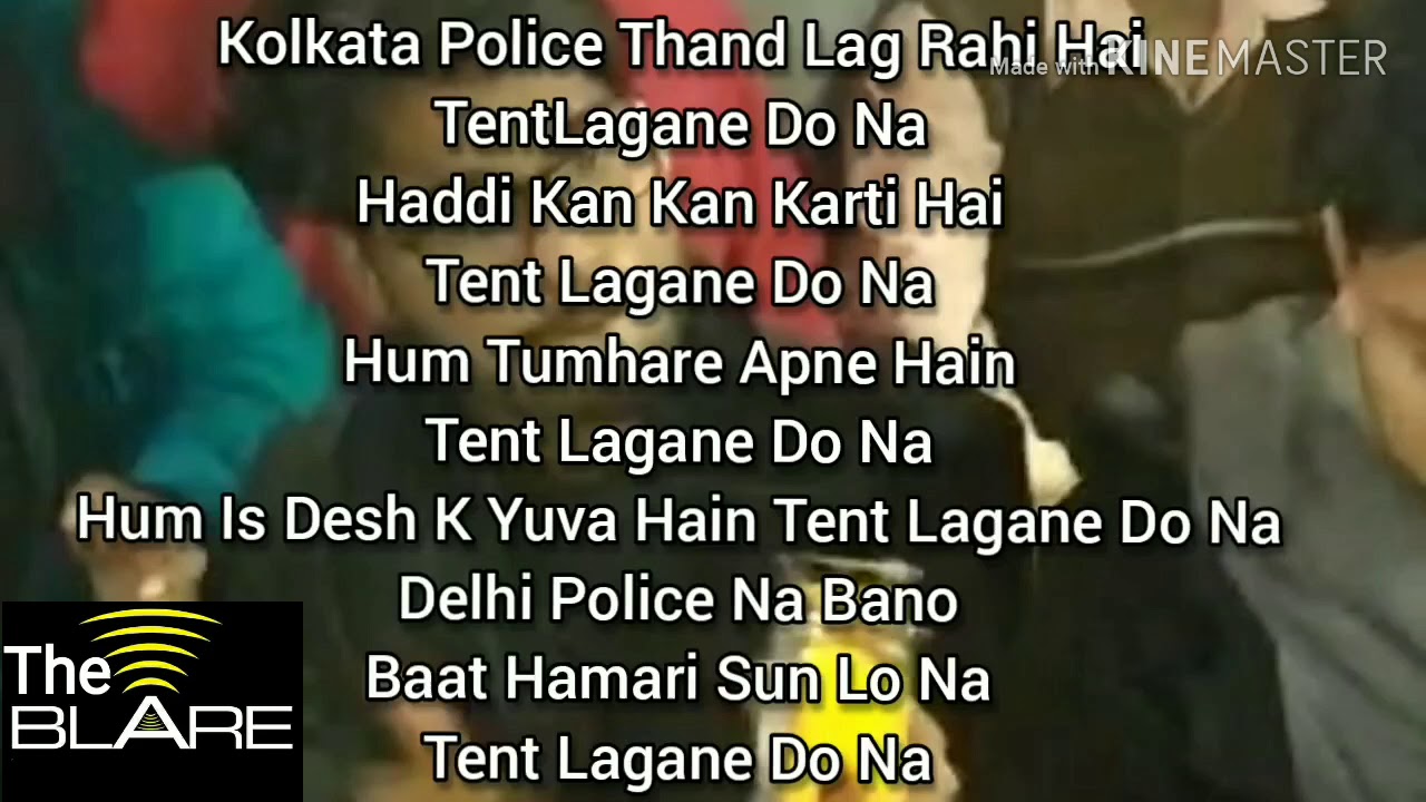 Kolkata Police Thand Lag Rahi Hai Tent Lagane Do Na Youtube