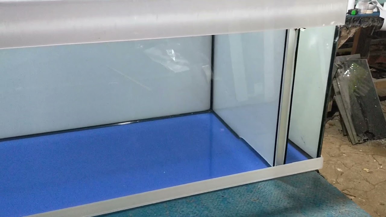 aquarium 90x40x40 filter samping, filter samping dan Lis pakai kaca ...