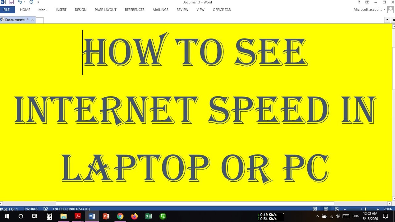 How To See Internet Speed In Laptop Or Computer YouTube how-to-see-internet-speed-in-laptop-or-computer-youtube