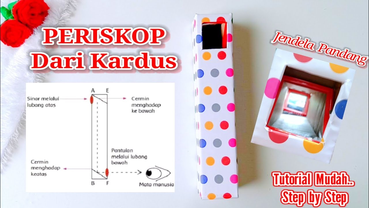 Cara Membuat Periskop / Periskop Sederhana Dari Kardus Bekas / Perinsip ...