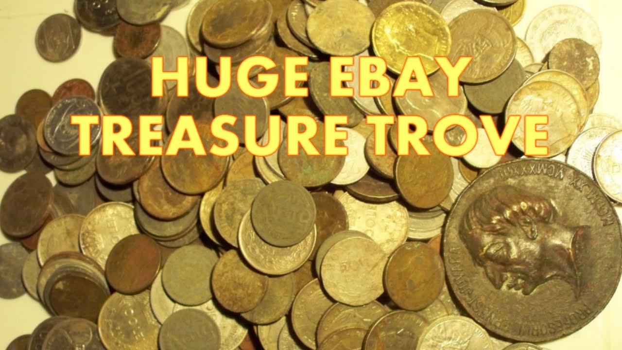 Ebay Coin Treasure: Unboxing Huge Lot of Rare Coins - YouTube