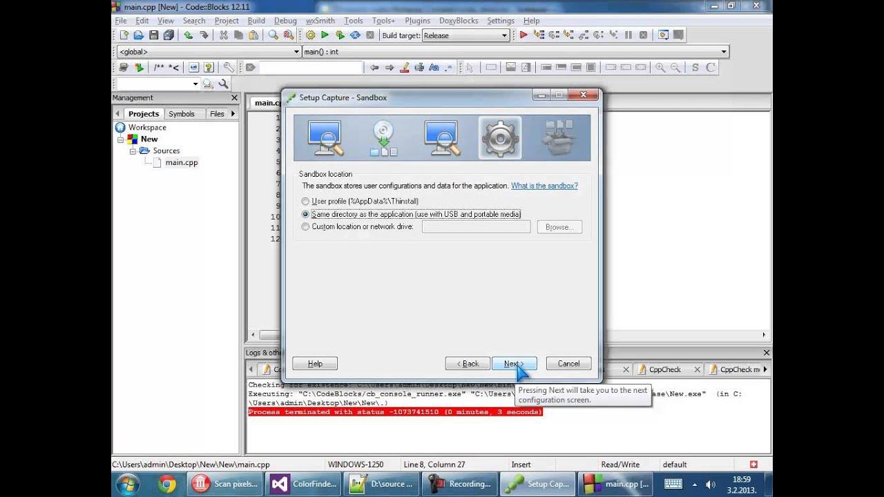 How to set up Code::Blocks and MinGW on Usb - YouTube