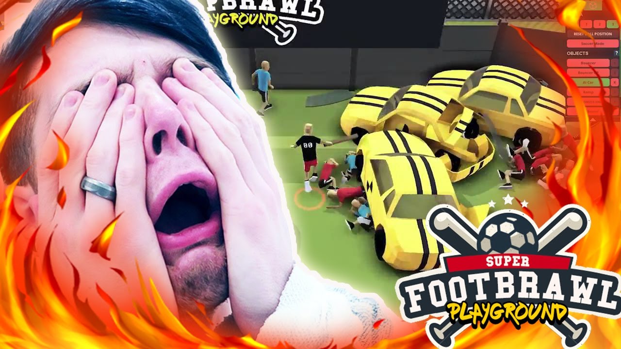 DanTDM Footbrawl Playground - PLAYING WITH PHYSICS!! The Diamond ...