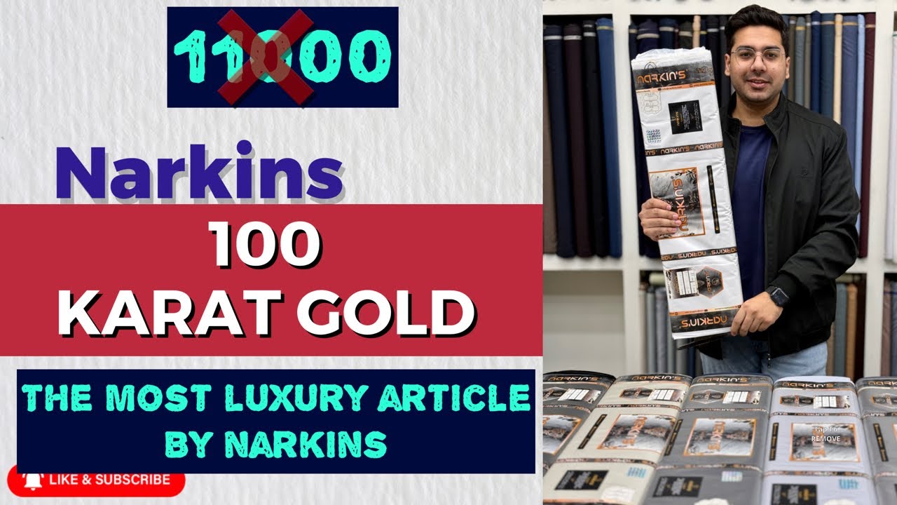 100 KARAT GOLD BY NARKINS | THE BEST COTTON BY NARKINS | 100% PURE PIMA ...