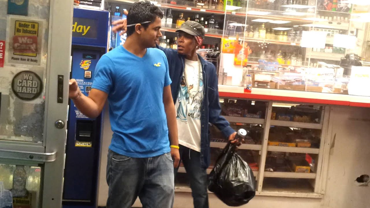 Comedy Angry lady, threaten store clerk - YouTube