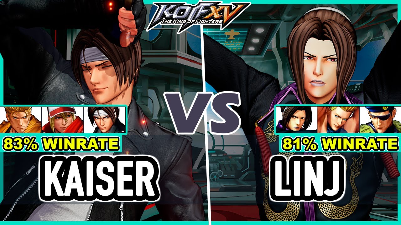 KOF XV 🔥 Kaiser (Kyo/Terry/Ryo) vs Linj (Duo Lon/Benimaru/Heidern ...