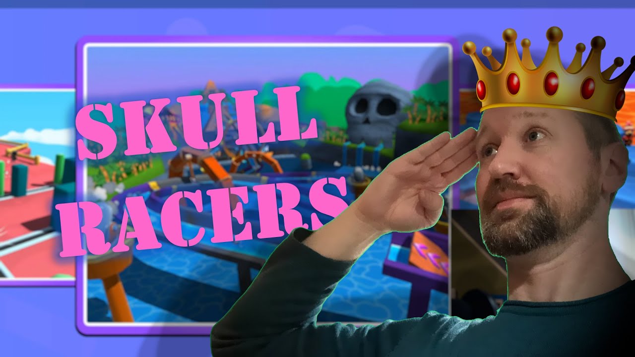 Kroon WINNEN in Skull Racers! New event Stumble Guys - YouTube
