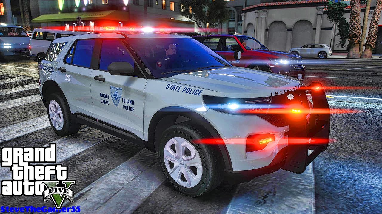 Playing GTA 5 As A POLICE OFFICER Highway Patrol|| Rhode Island|| GTA 5 ...