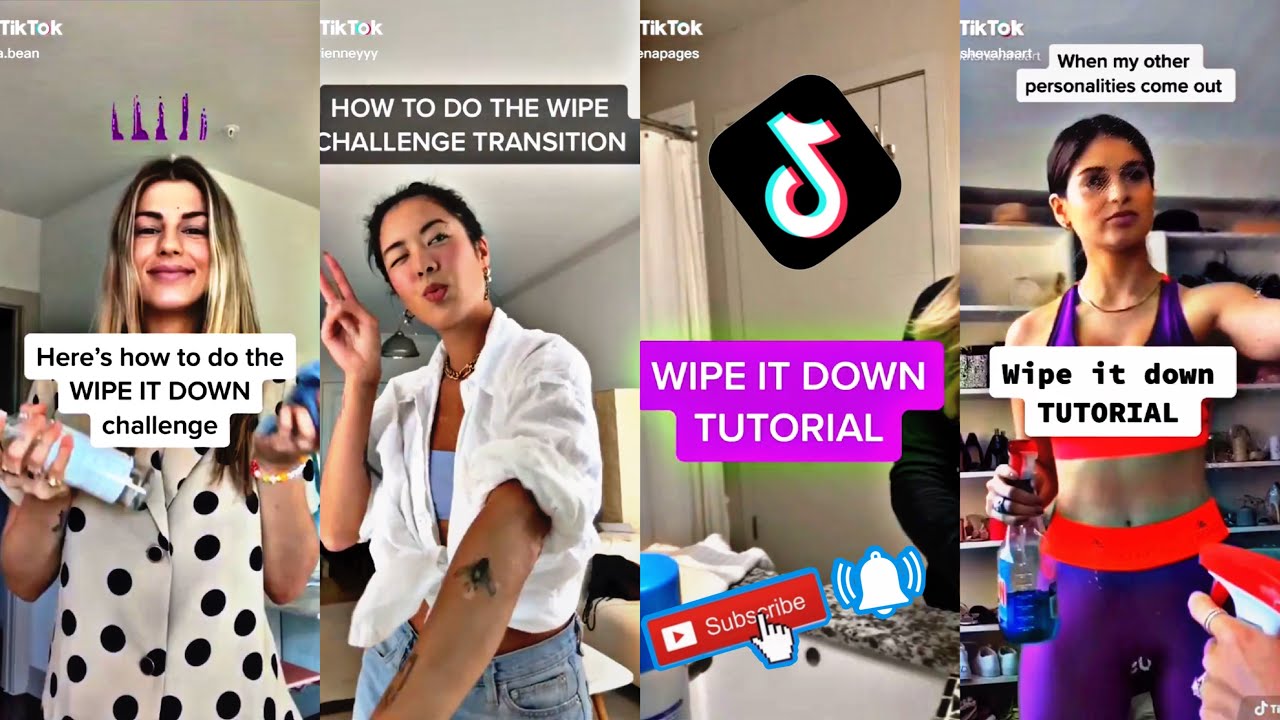 Wipe it down tik tok Tutorial |challenge! - YouTube