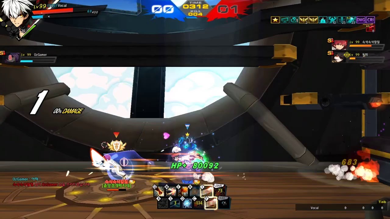 Elsword KR 엘소드 Rage Hearts 레이지하츠 2:2 PvP - YouTube