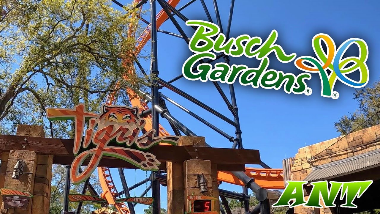 Sights and Sounds of TIGRIS Busch Gardens - YouTube