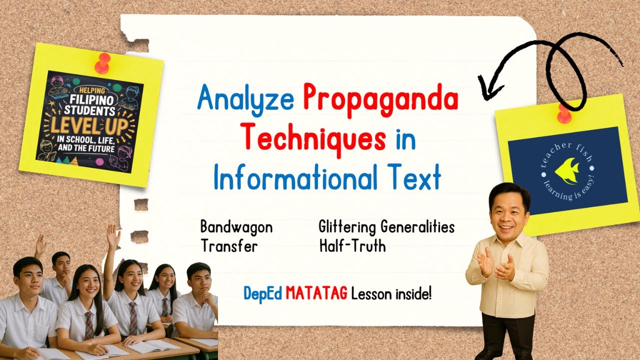 Grade 8 ENGLISH Quarter 2 | PROPAGANDA TECHNIQUES in Informational Text ...