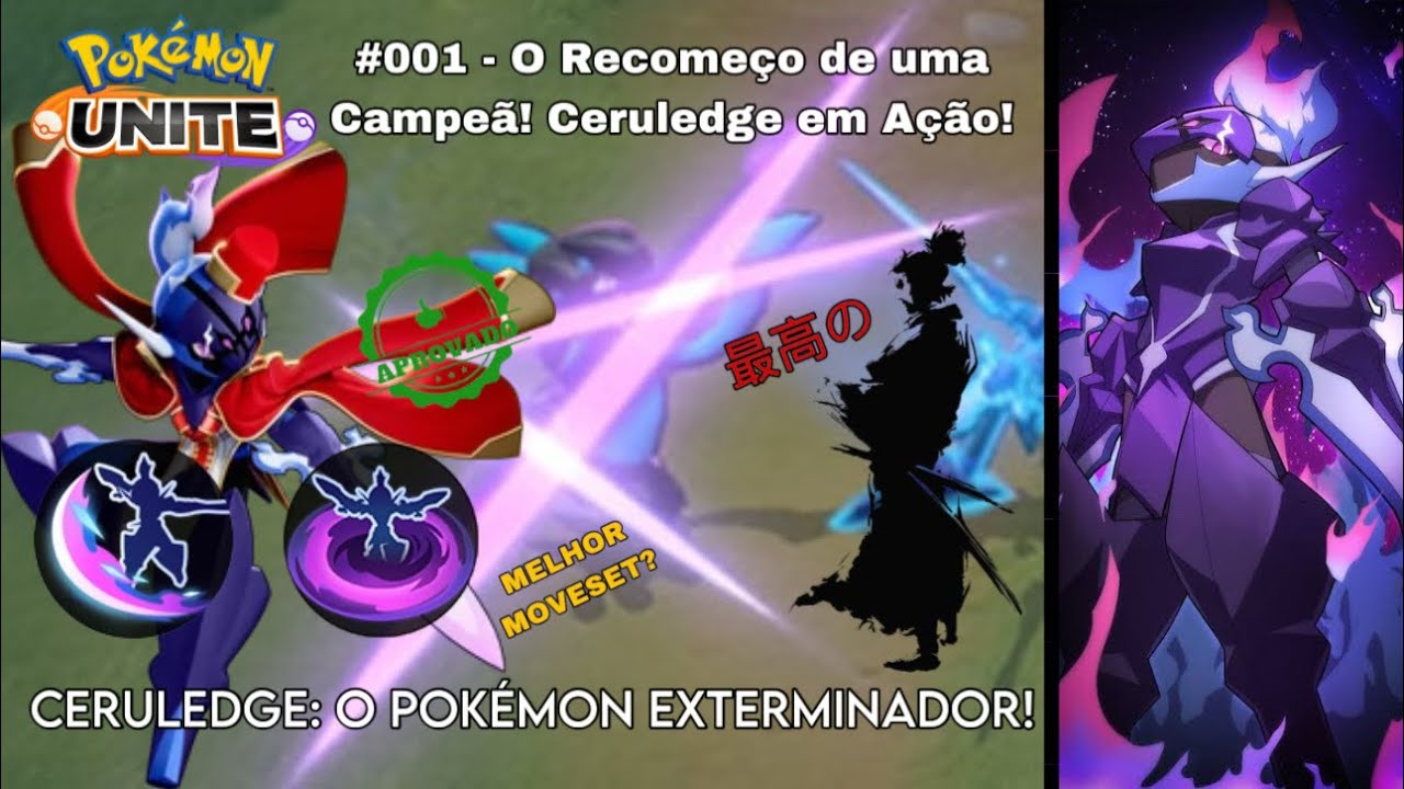 Pokémon UNITE Gameplay - Ceruledge: Melhores Estratégias, Build e ...