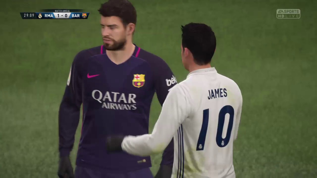 Fifa 17 match contre un pote - YouTube