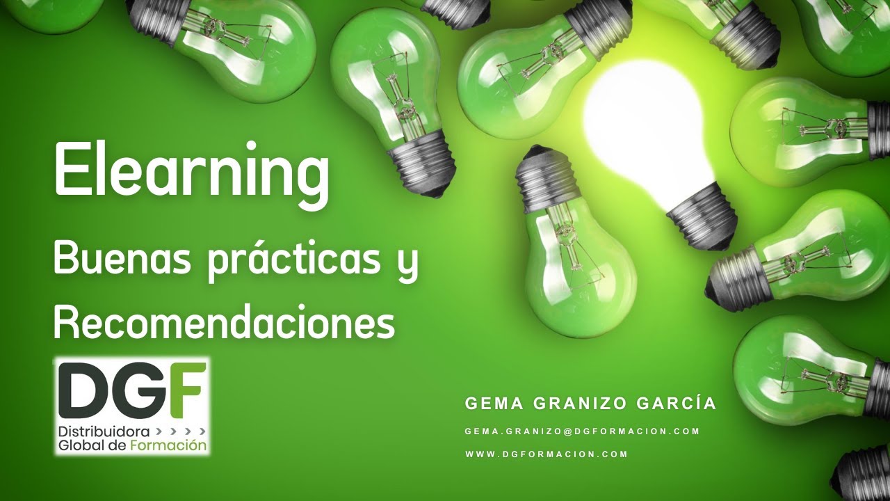Elearning -Buenas prácticas y recomendaciones - YouTube
