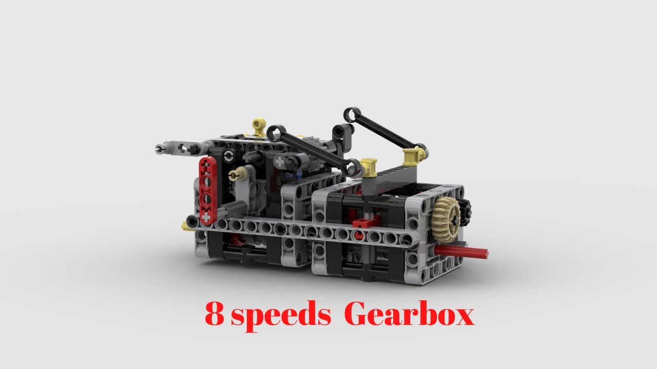 LEGO TECHNIC 8 SPEED SEQUENTIAL GEARBOX-HEAVY DUTY /w instructions ...