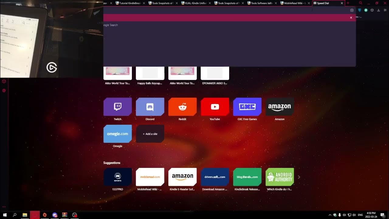How to jailbreak kindle (KOA3 KT4 PW4 KOA2 KT3 KOA KV PW3 KT2 PW2) 2022 - YouTube