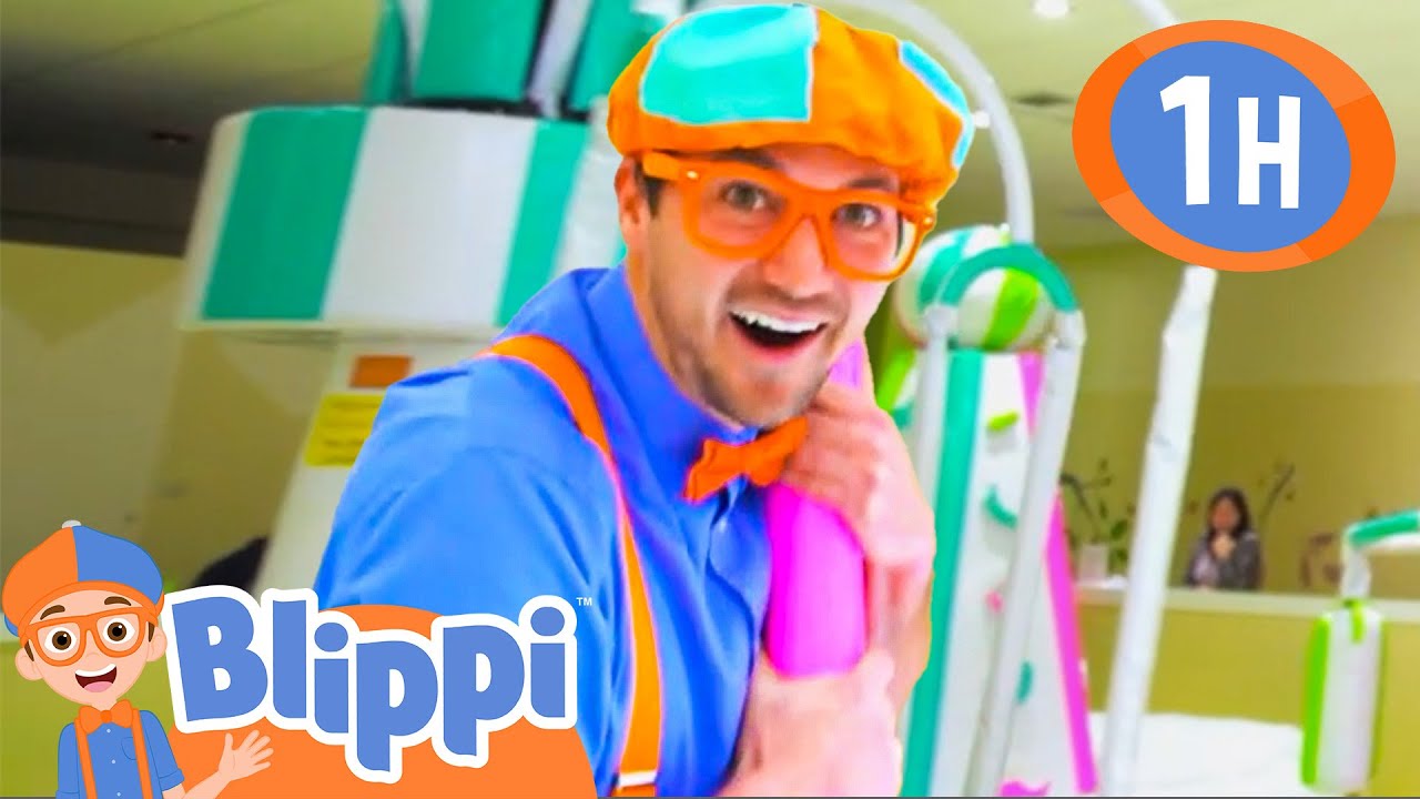 Blippi Visits an Indoor Playground (Giggle Jungle) | 1 HOUR OF BLIPPI ...