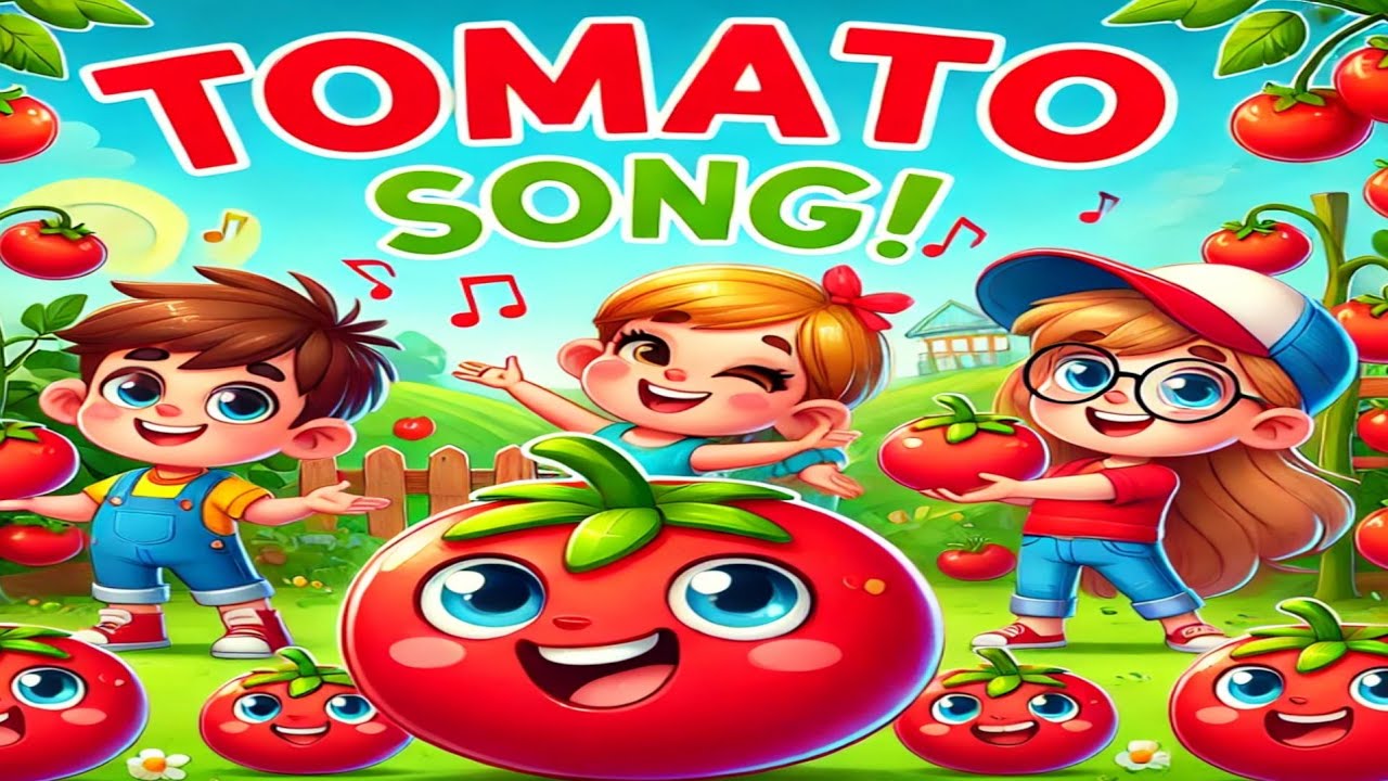 Tomato Song for Kids | Fun & Educational Nursery Rhyme | Tomato Dance ...