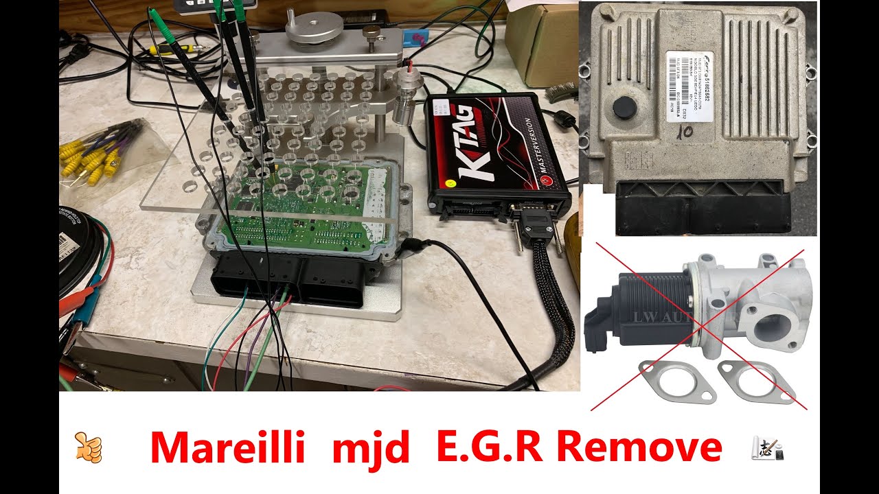 EGR remover MAREILLI MJD /6F3 6JF/ 602/ 603 by ADS REMOVER - YouTube