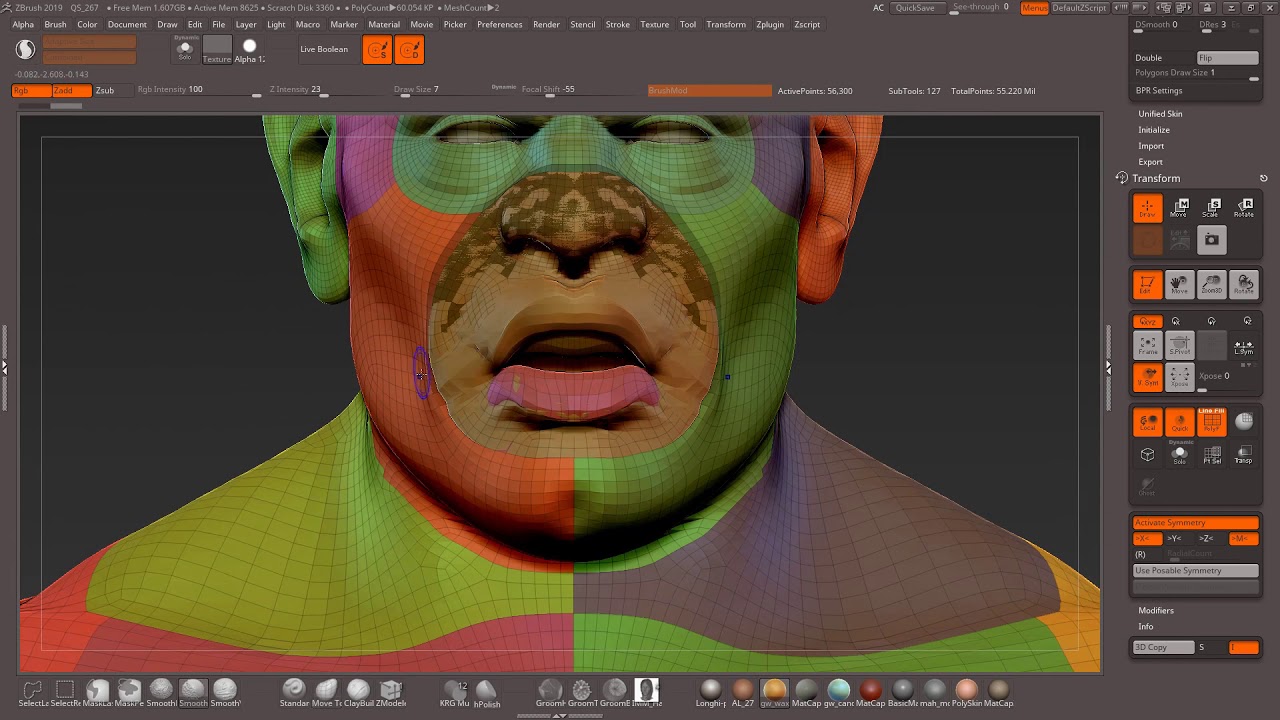 KRGraphics Advanced Facial Rigging: Pose Based Deformers - YouTube
