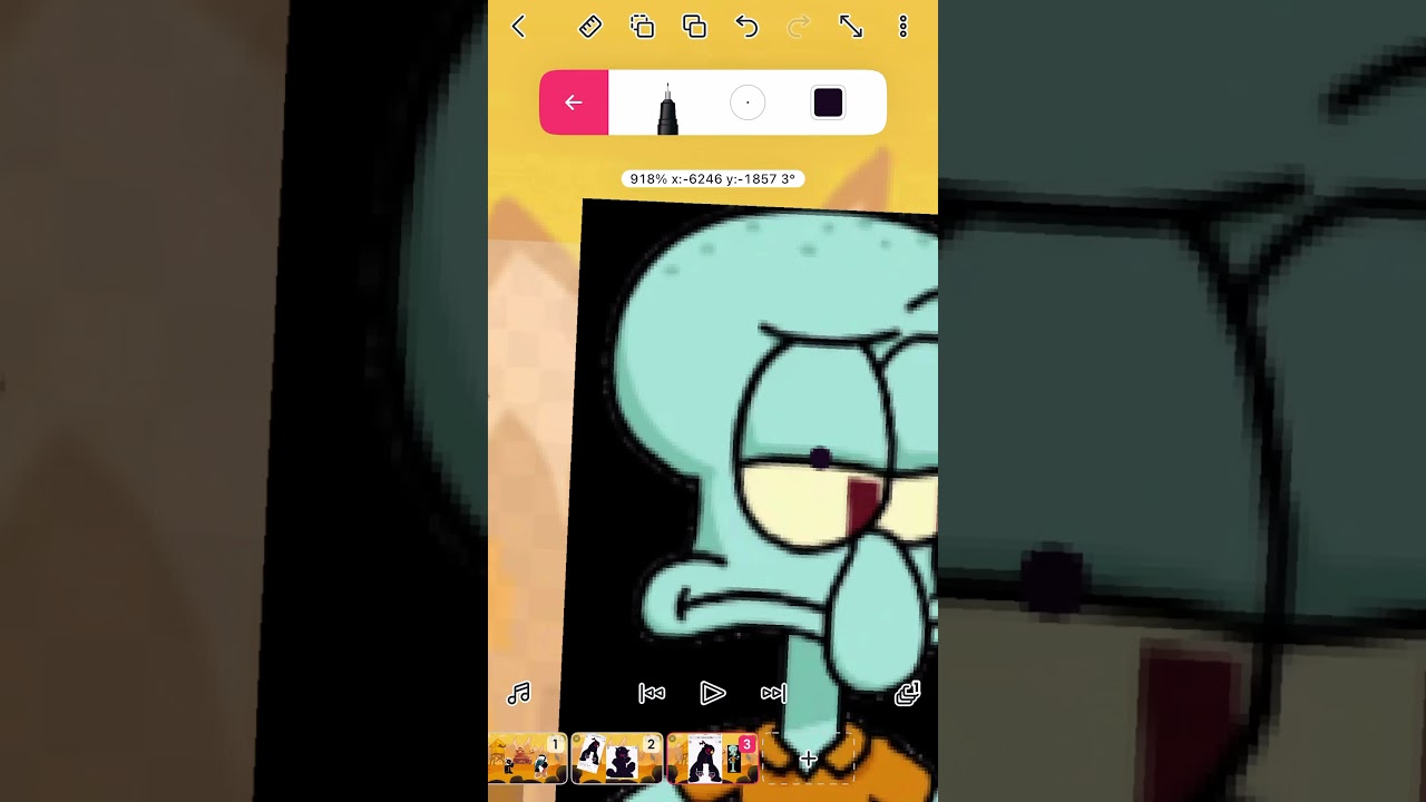 Fnf drawing corrupted squidward - YouTube