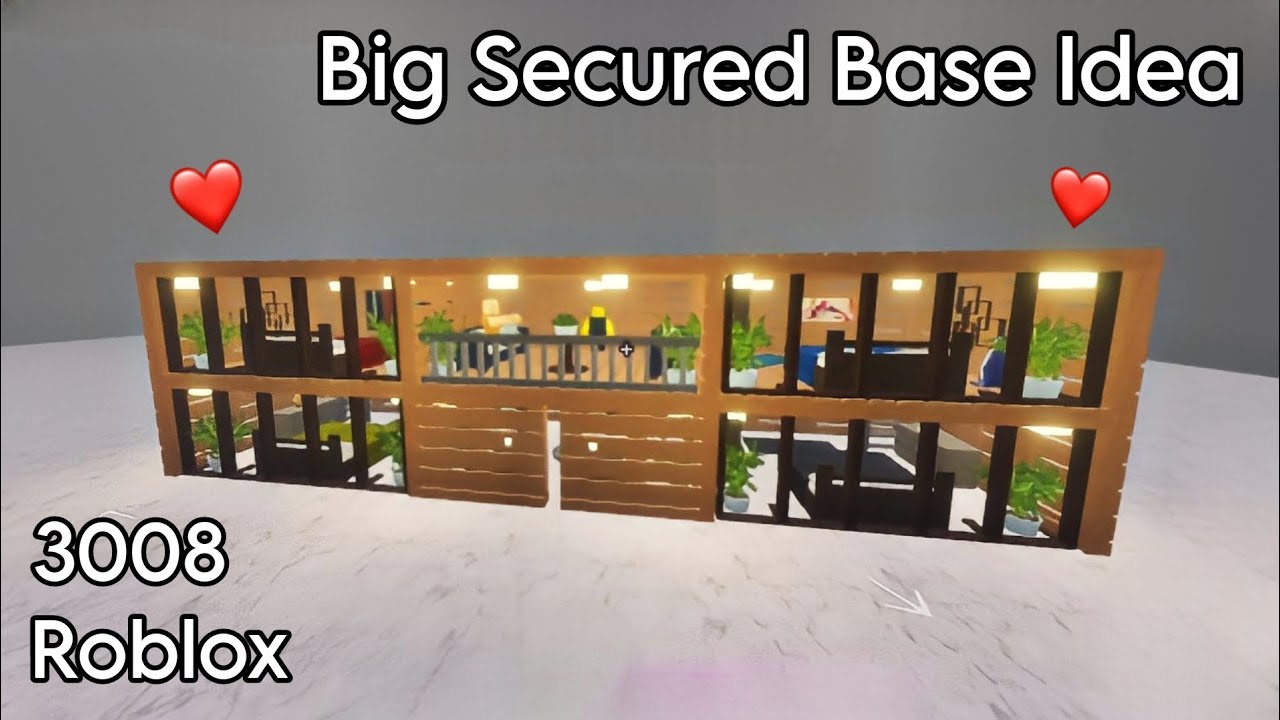 BIG SECURED BASE IDEA FOR 3008 ROBLOX | FOR 4-8 PLAYERS | MyelPlays ...