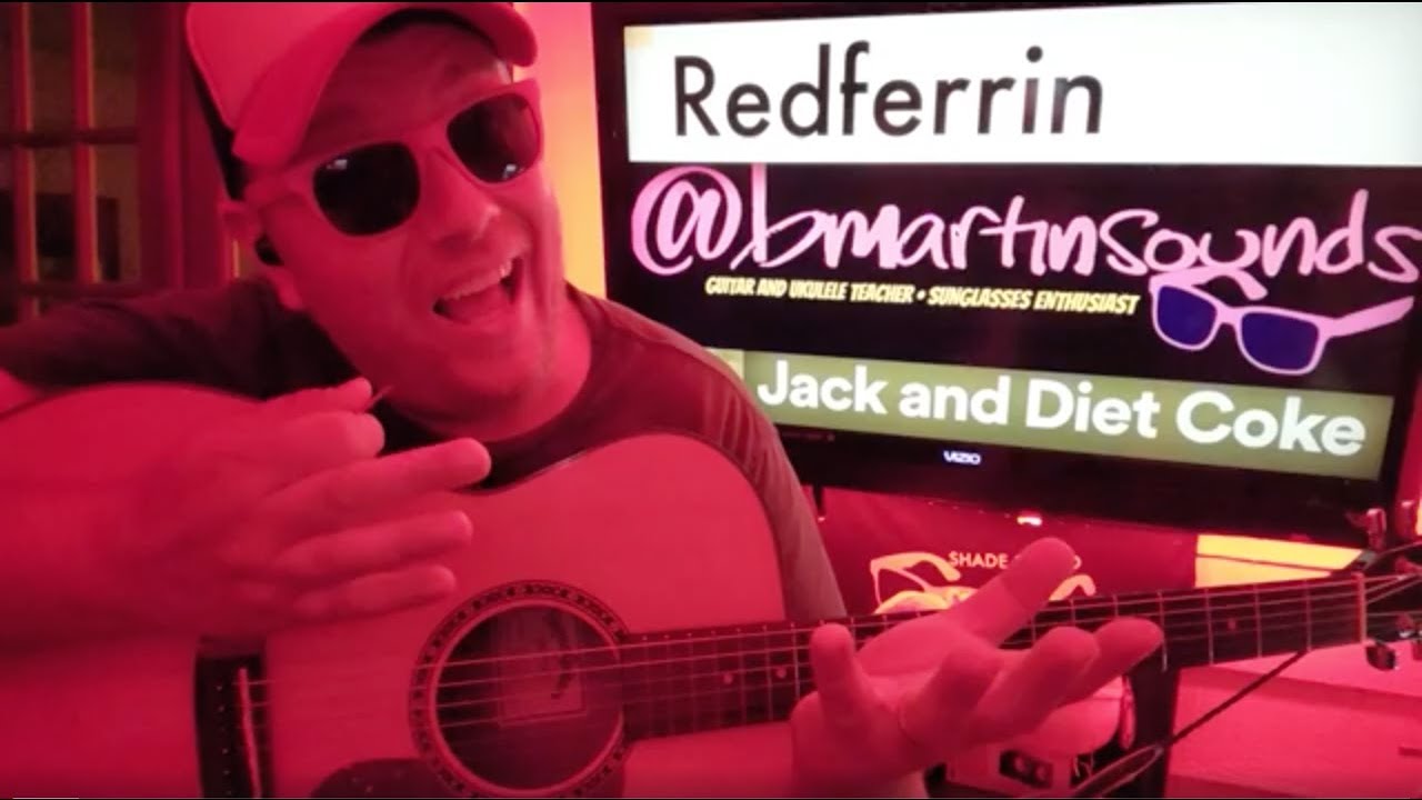 Jack and Diet Coke - Redferrin Guitar Tutorial (Beginner Lesson!) - YouTube