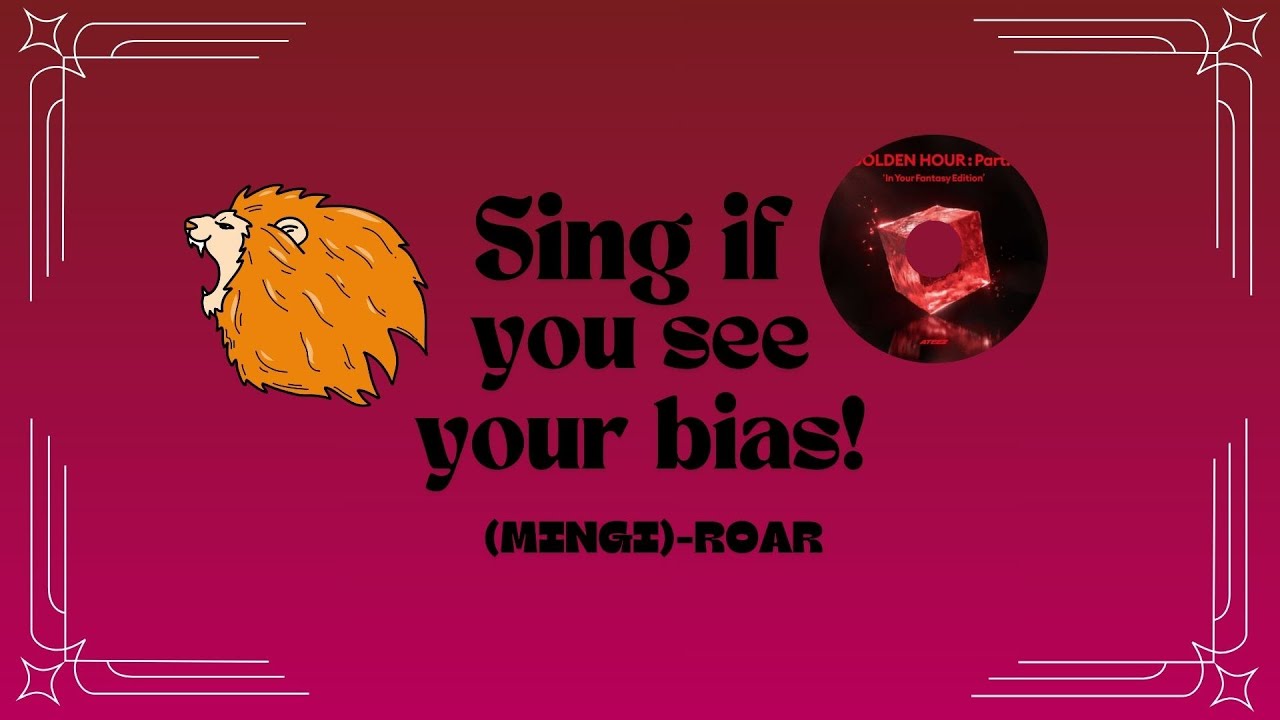 Sing if you see your bias! (MINGI) ROAR - YouTube