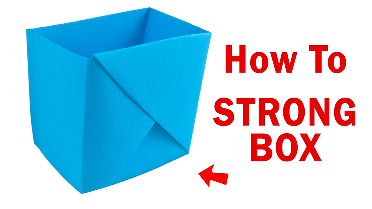 Strong Origami Paper Box Easy and Durable! 😍📦 - YouTube