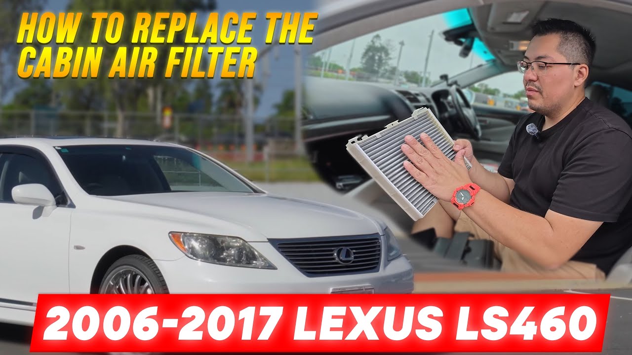 How to Replace the Cabin Air Filter on a 2006-2017 Lexus LS460 - YouTube